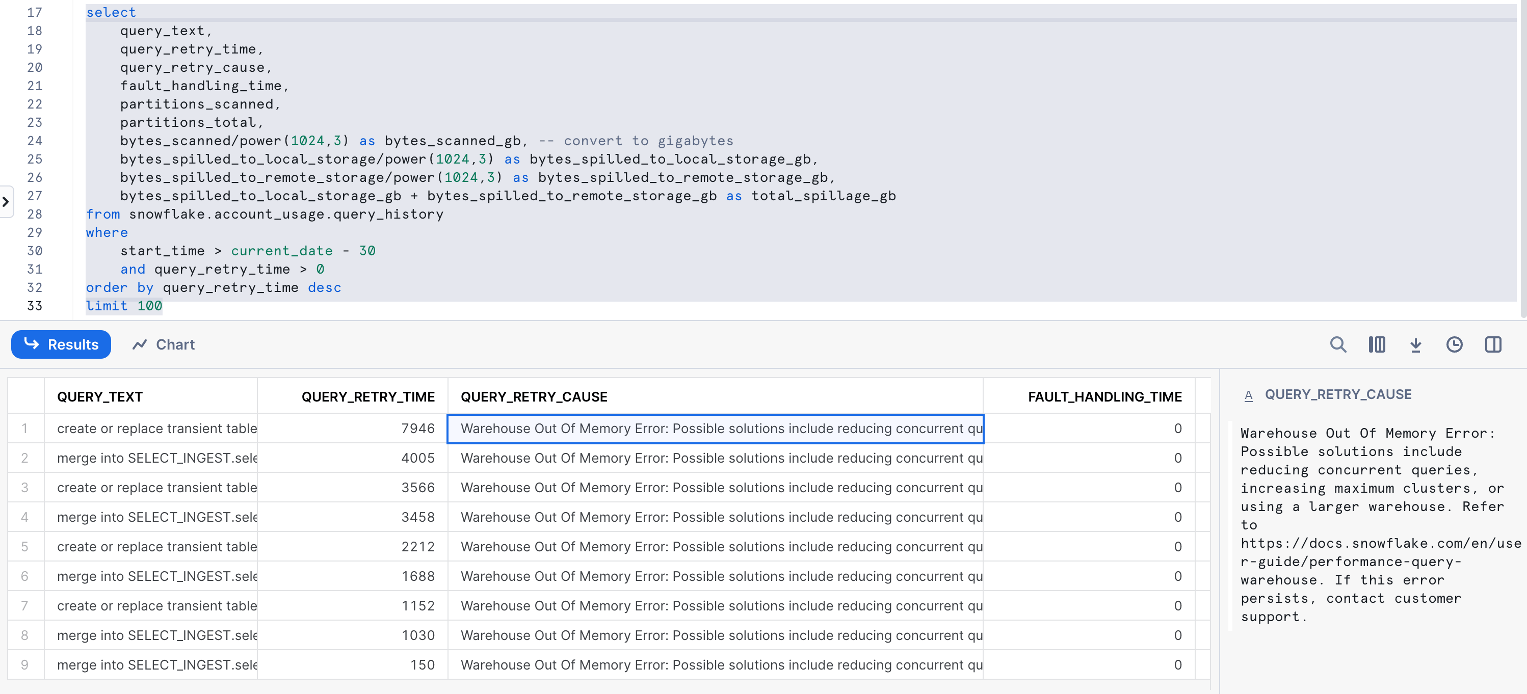 Using The Snowflake Query History 9 Practical Examples